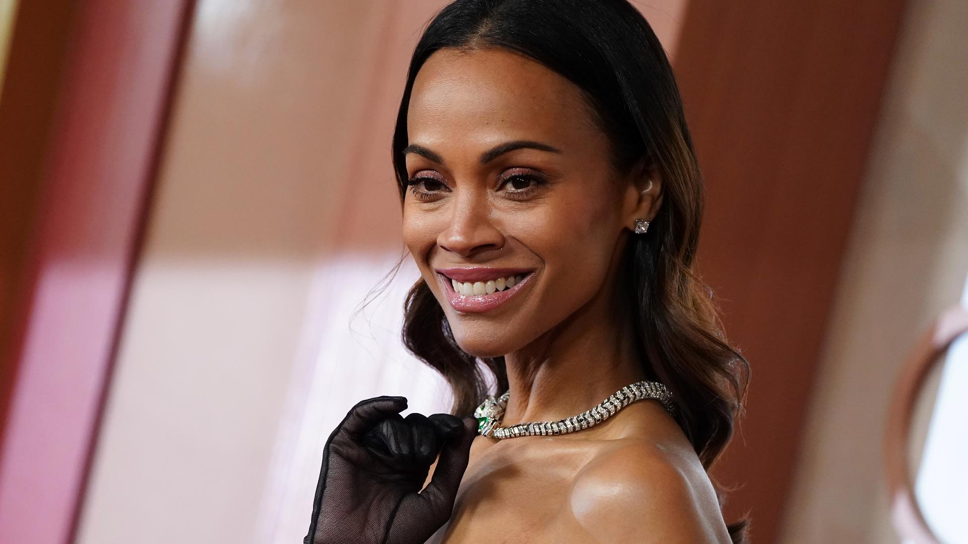 Zoe Saldaña wins Oscar for best supporting actress in 'Emilia Perez' | 10tv.com