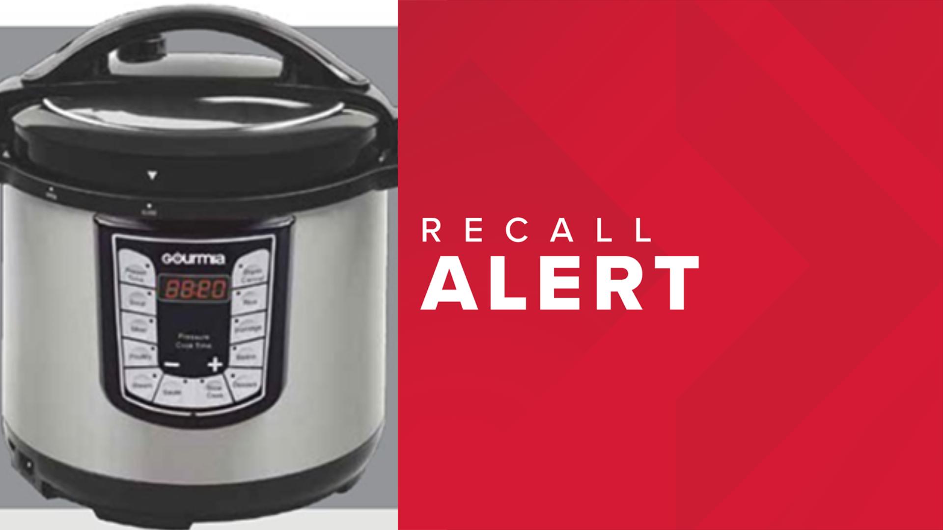 'Severe burns' prompt recall of Gourmia pressure cookers sold at Best ...