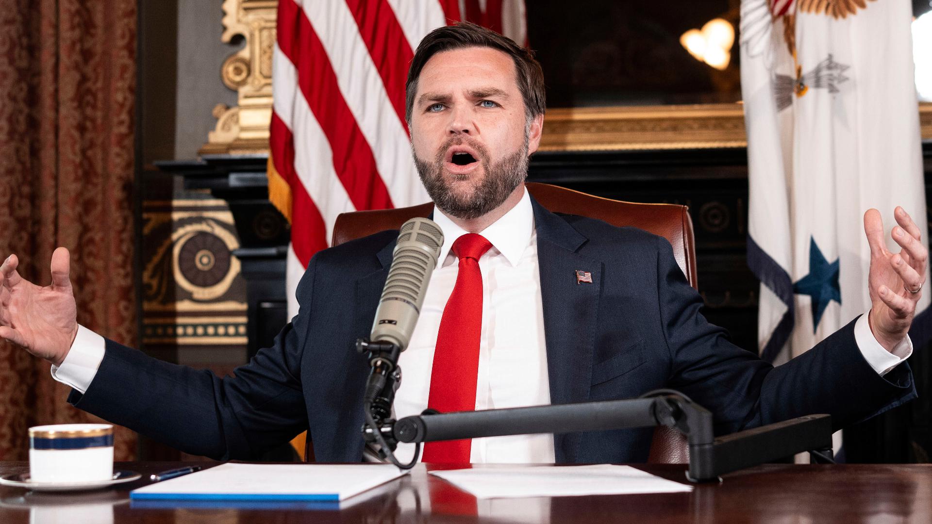 JD Vance steps in to host Charlie Kirk’s show after fatal shooting ...