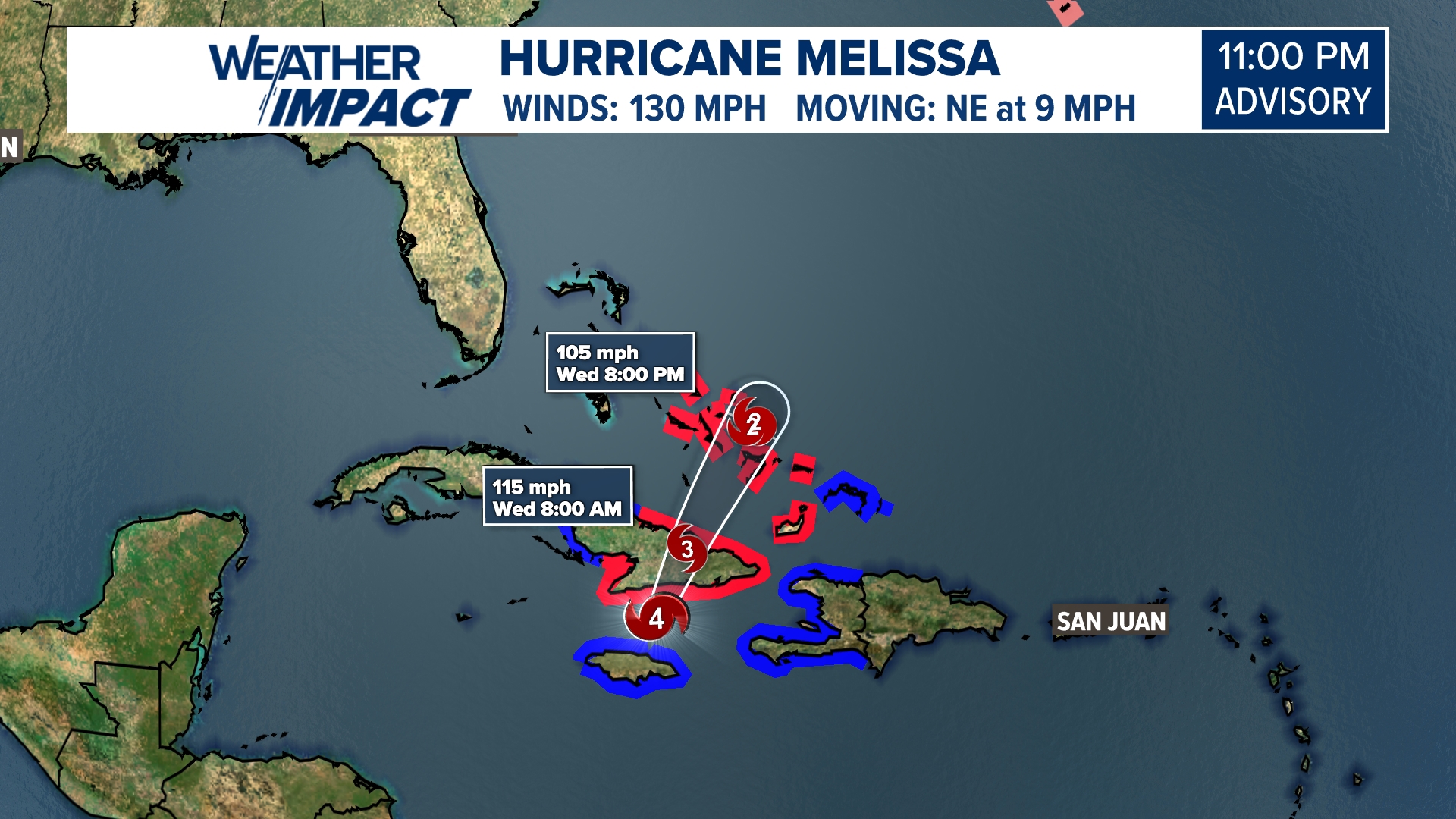 Where is Hurricane Melissa? Track the storm | wthr.com