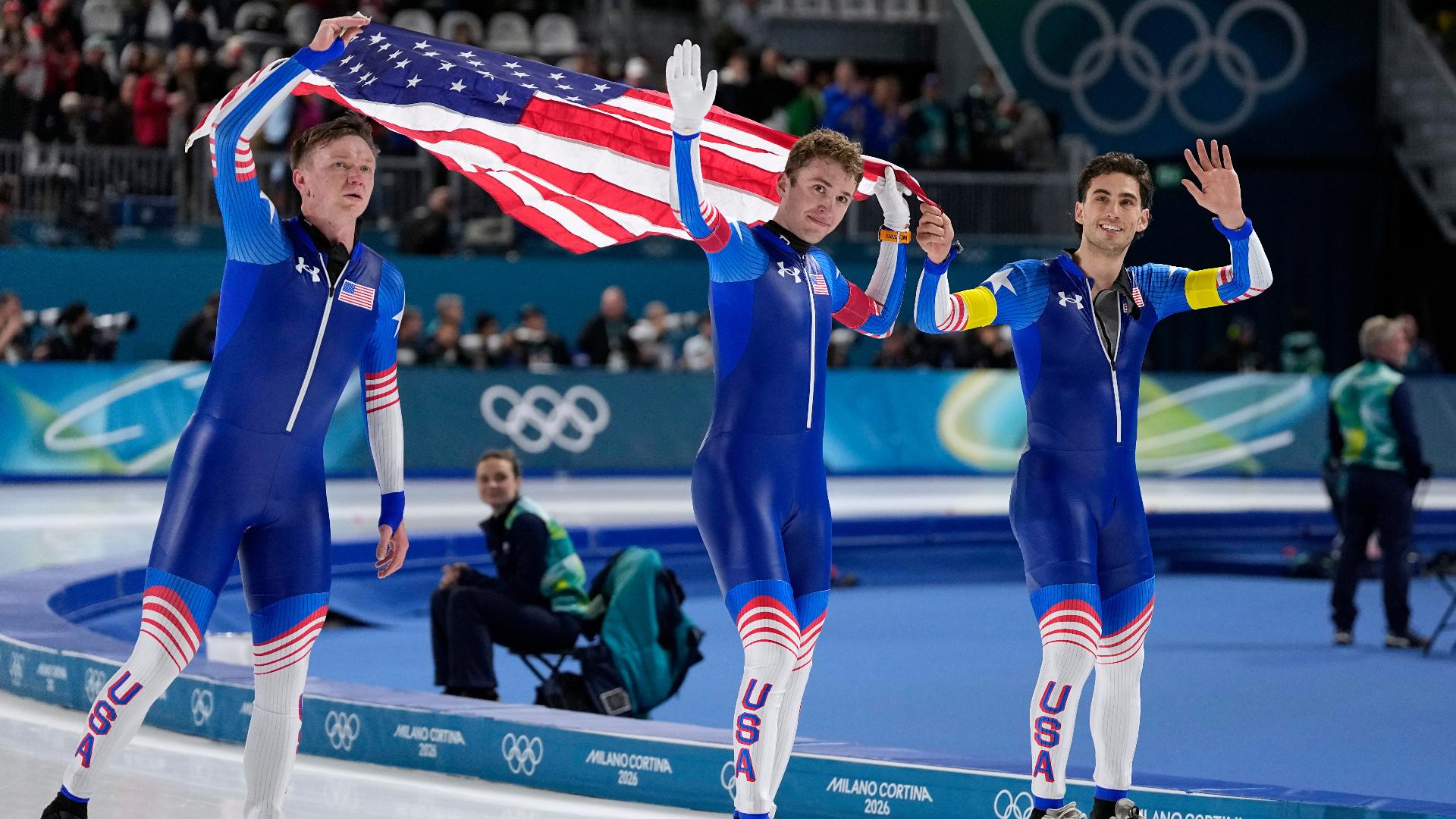 Did Team USA win gold in speedskating team pursuit? | weareiowa.com