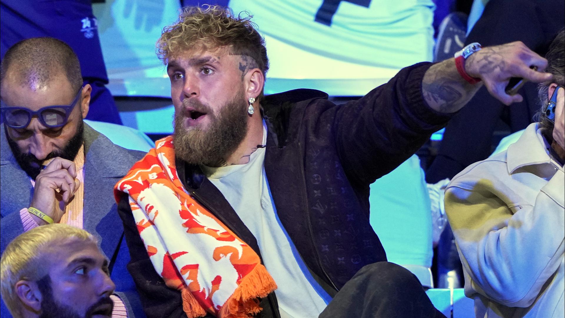 Who is Jake Paul's fiancée? YouTuber-turned-boxer sits in 2nd row at ...
