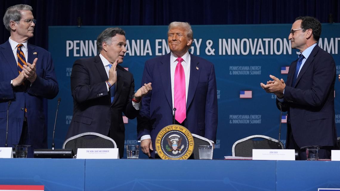 Trump showcases new tech and energy deals at Pennsylvania Energy and ...