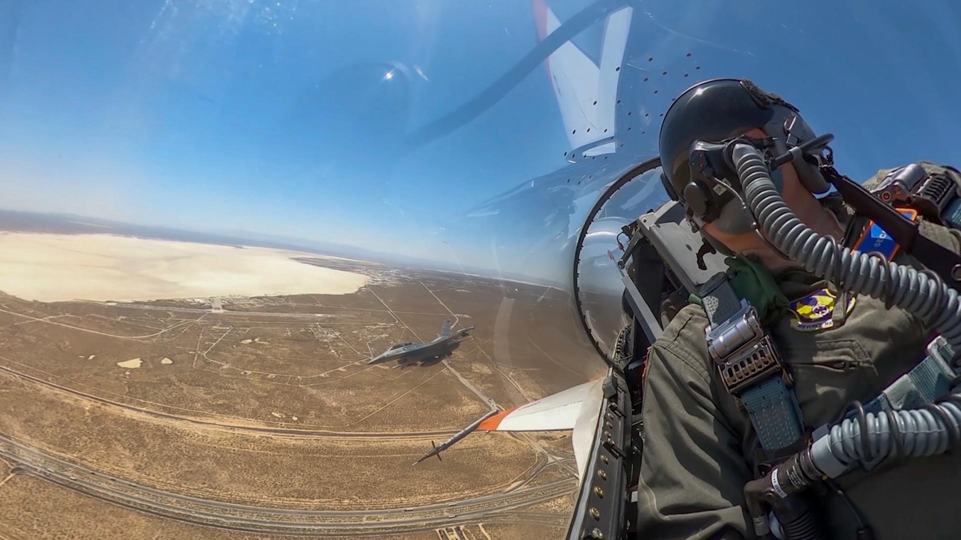 AI-powered fighter jet takes Air Force leader on historic ride | wnep.com