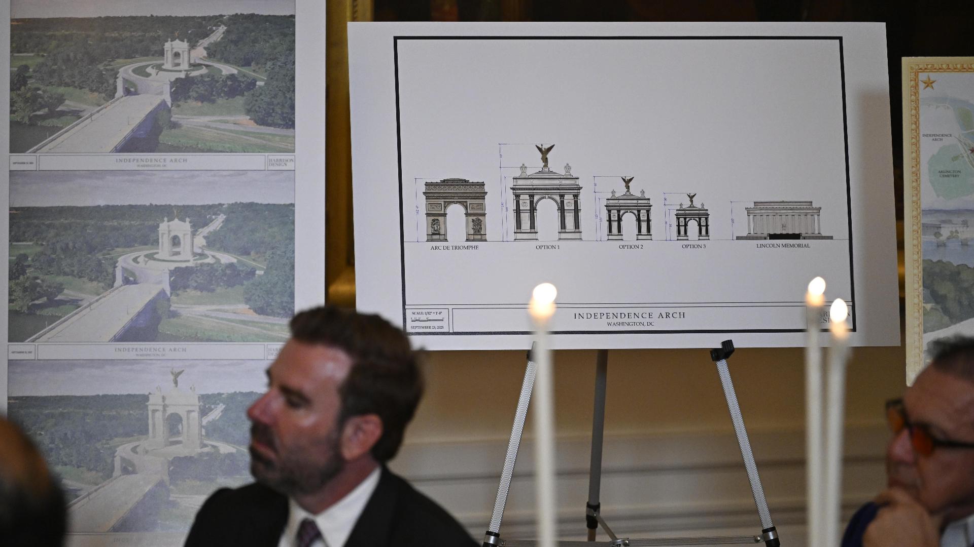 Plans revealed for 'Arc de Trump' near Lincoln Memorial | wthr.com