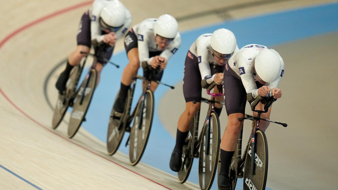Track cycling: US women clinch gold medal in team pursuit final | 10tv.com