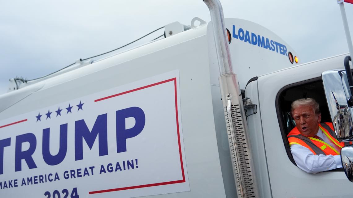 Why did Donald Trump ride a garbage truck? | 10tv.com