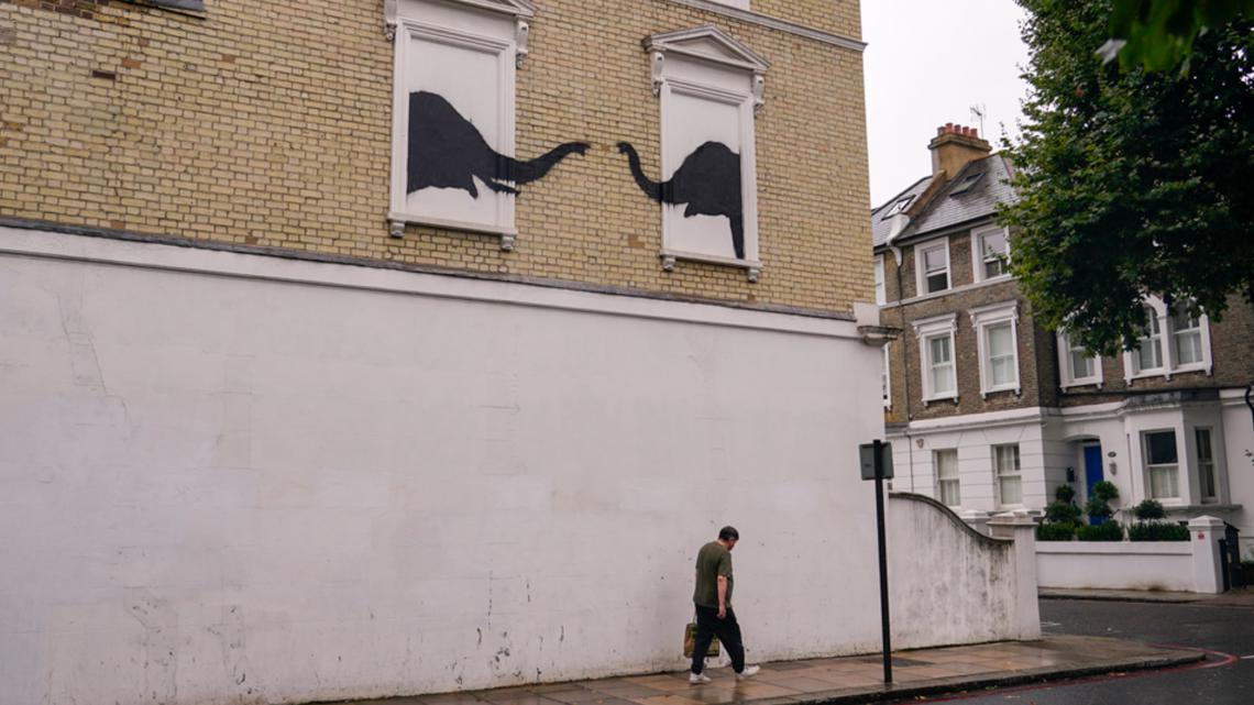Banksy surprises with mural at London Zoo | wqad.com