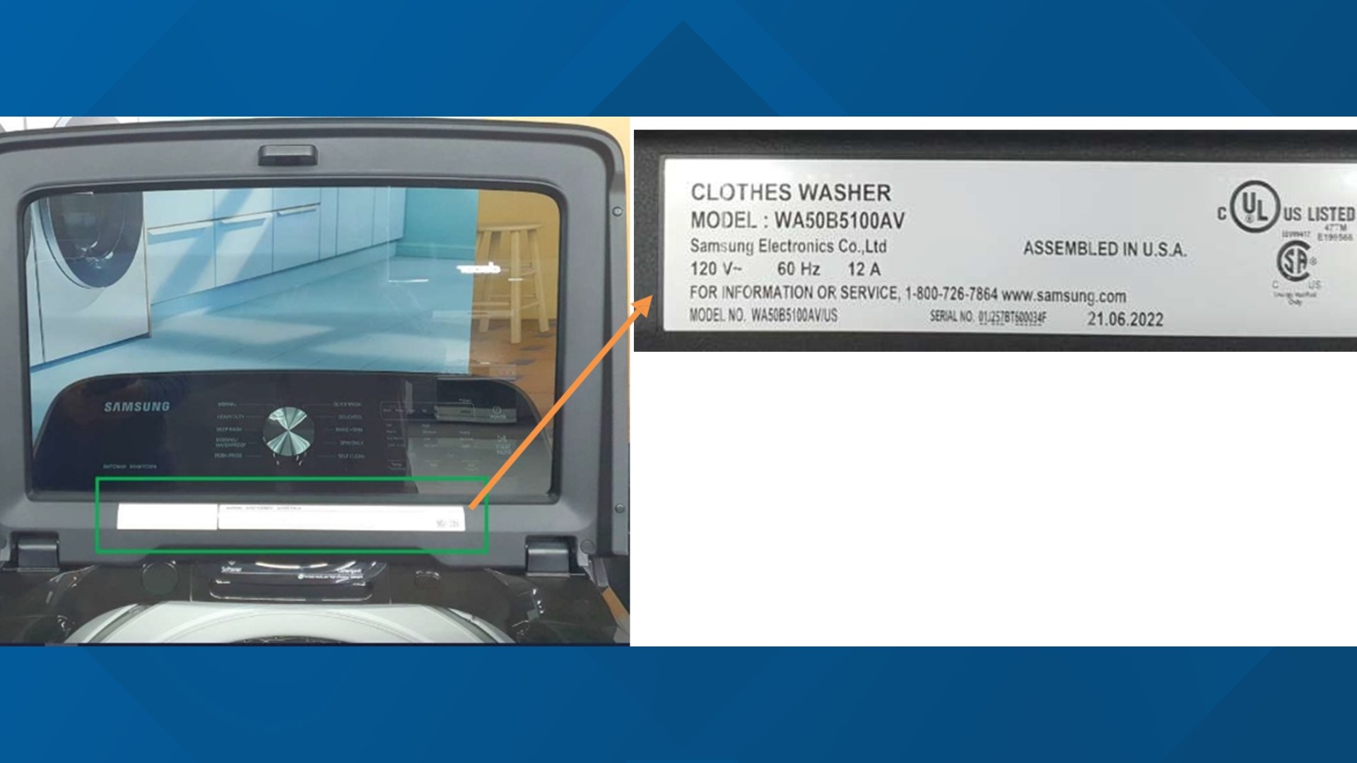 Samsung top-loading washing machines recalled | 10tv.com