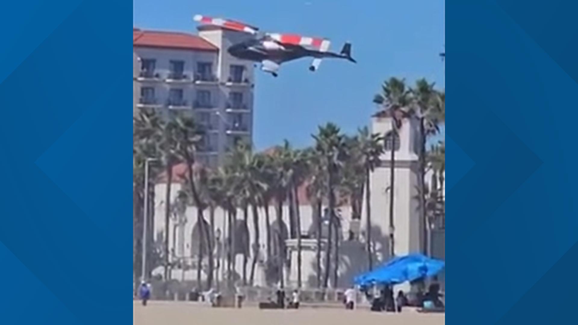 5 hurt in Huntington Beach helicopter crash | wqad.com