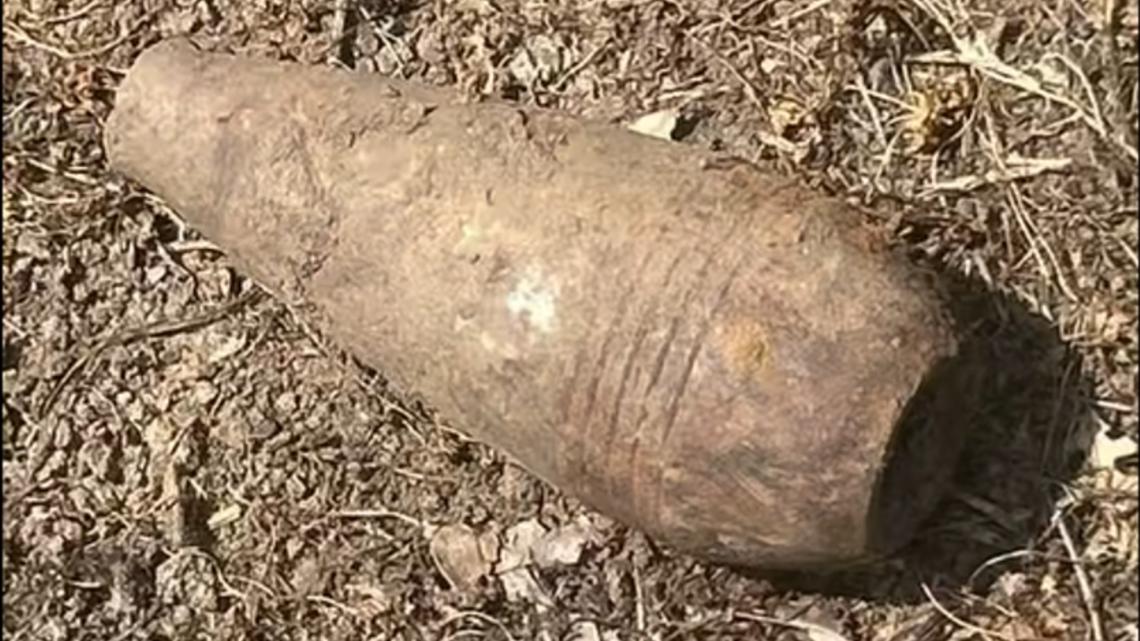 8-year-old finds live military mortar from the '50s while playing in ...
