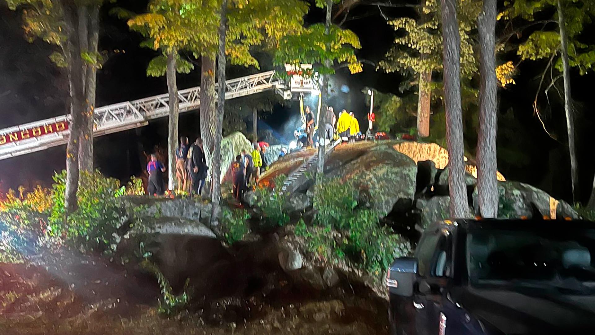 Boy trapped between boulders for 9 hours freed by rescue crews | wnep.com
