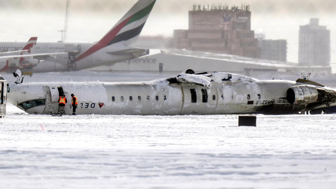 Delta plane crash: New video reveals Toronto crash footage; airline ...