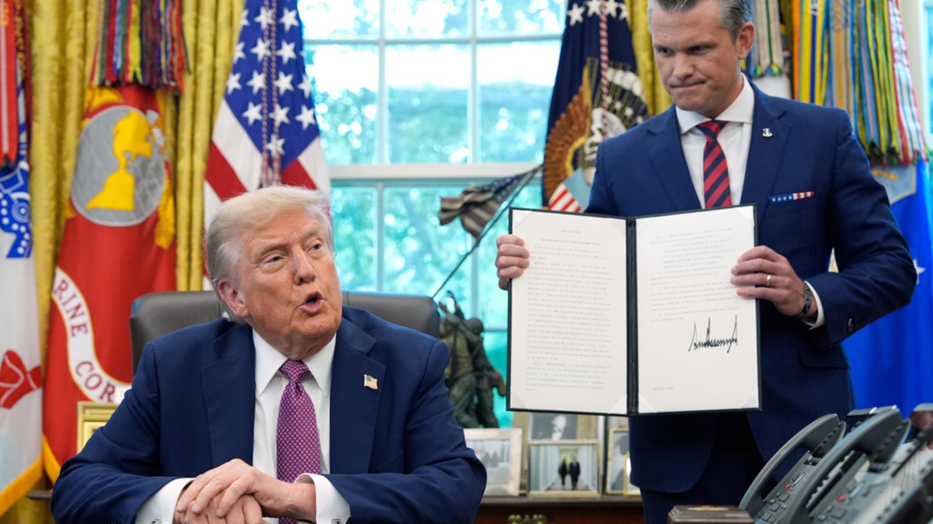 Trump to sign executive order to rename Department of Defense | fox61.com
