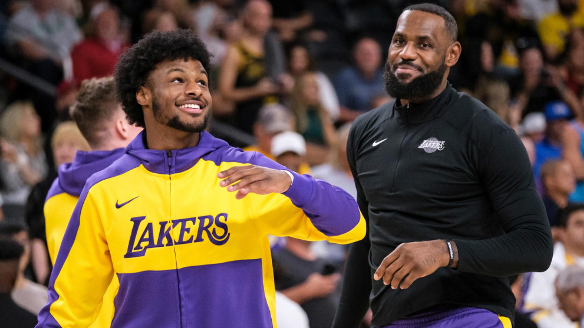 Bronny joins Lakers: Father-son NBA duo makes history | 10tv.com
