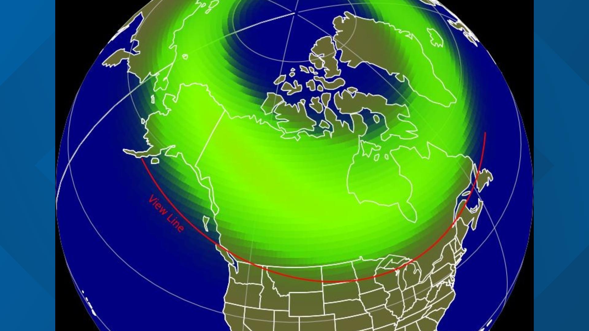 The northern lights may be visible from 9 US states tonight. Here's ...