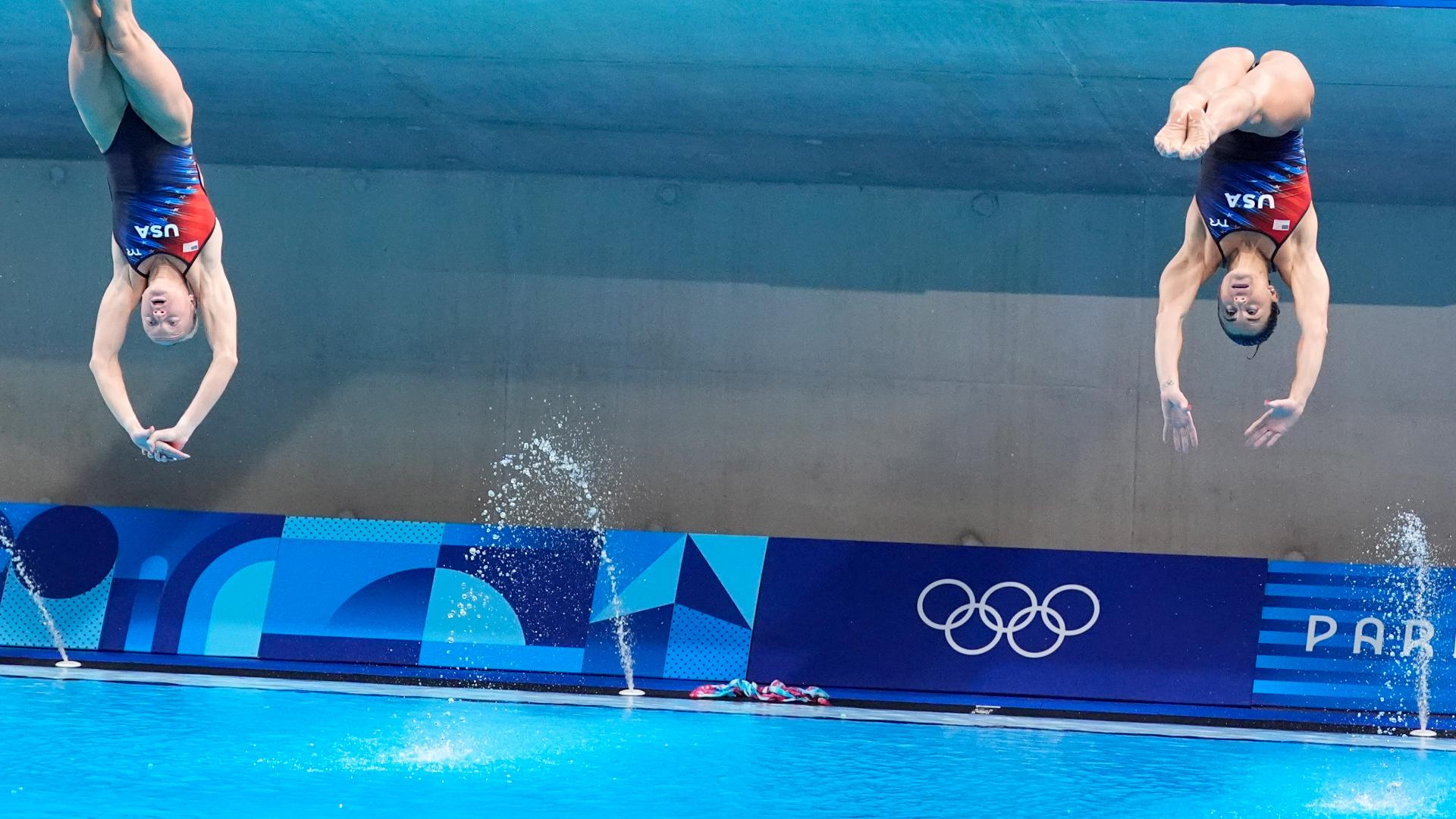 Why do they spray water on diving pools? | weareiowa.com