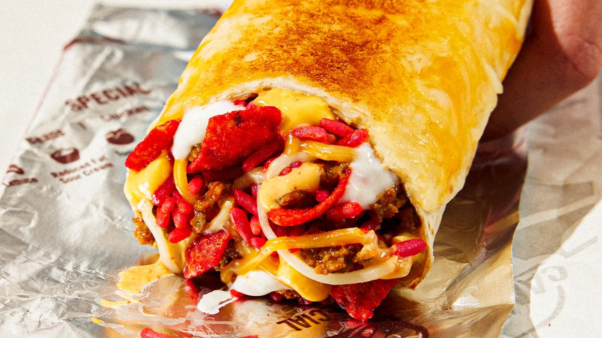 Taco Bell heats up fall with new Flamin’ Hot Grilled Cheese Burrito ...