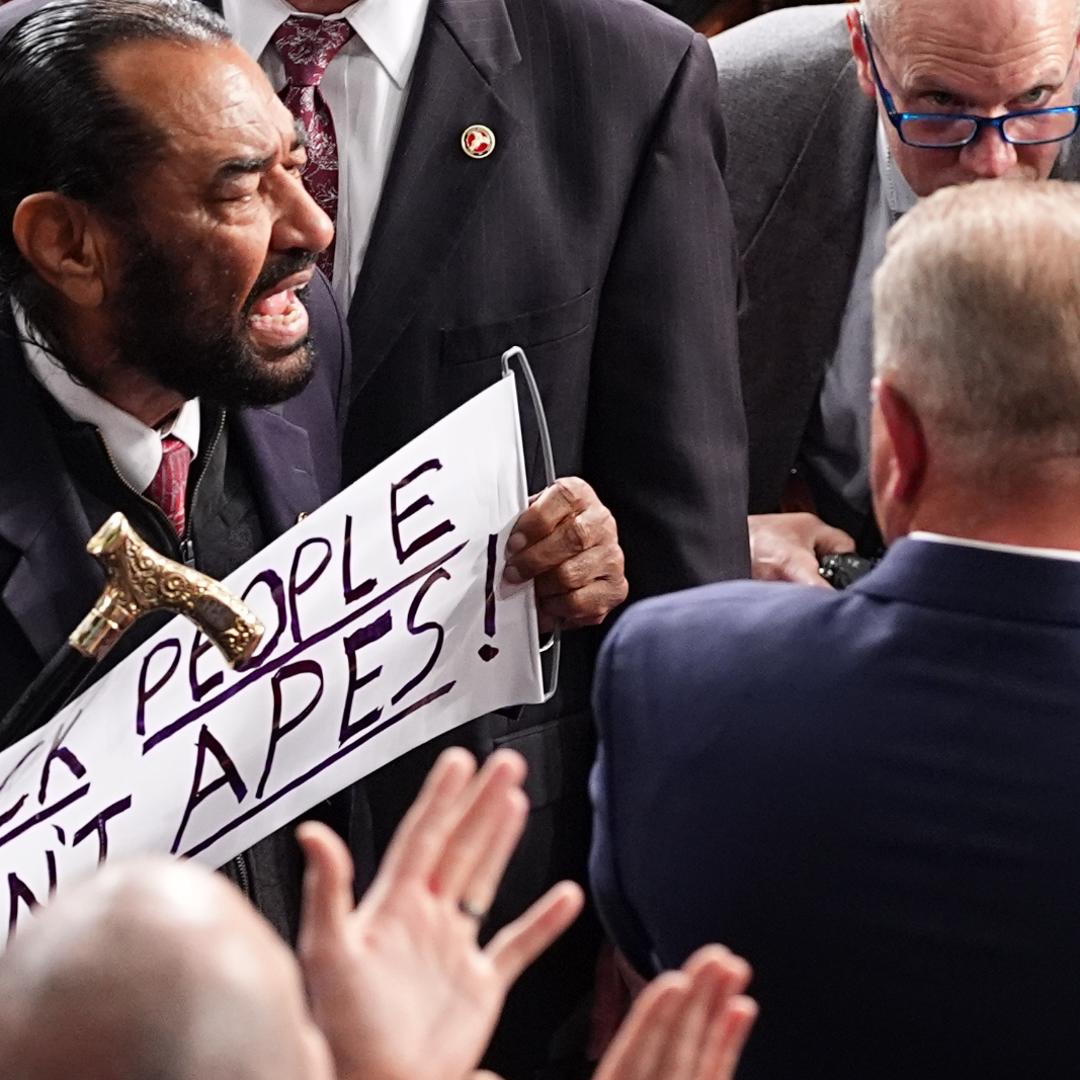 Rep. Al Green escorted out of the State of the Union | fox43.com
