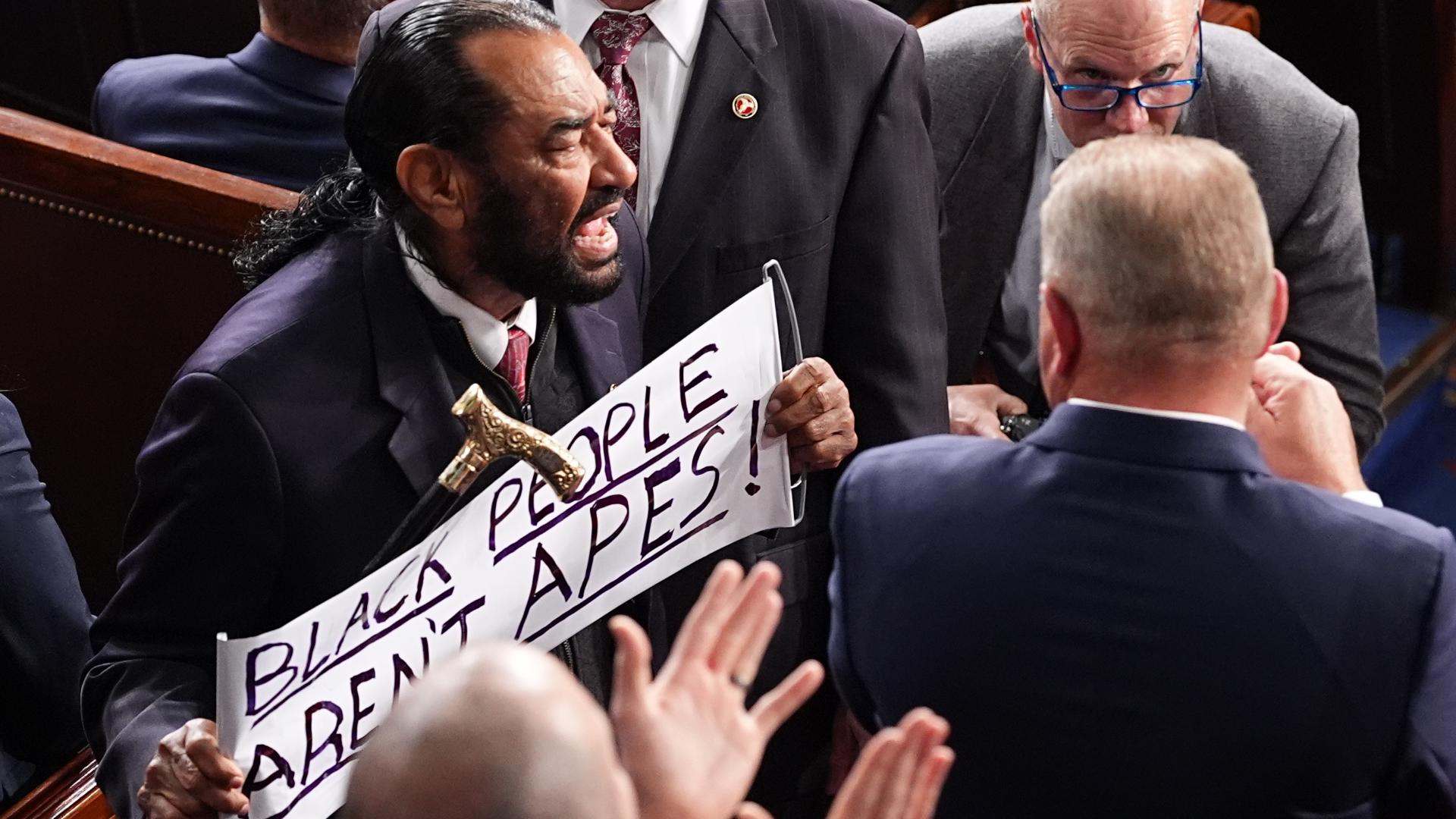 Rep. Al Green escorted out of the State of the Union | wthr.com