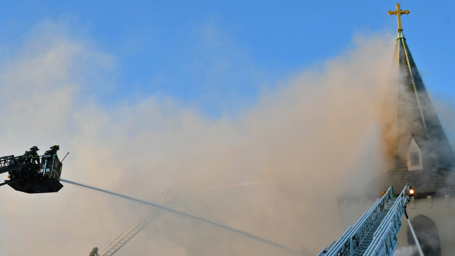 Massachusetts church damaged by fire following Easter services | fox43.com