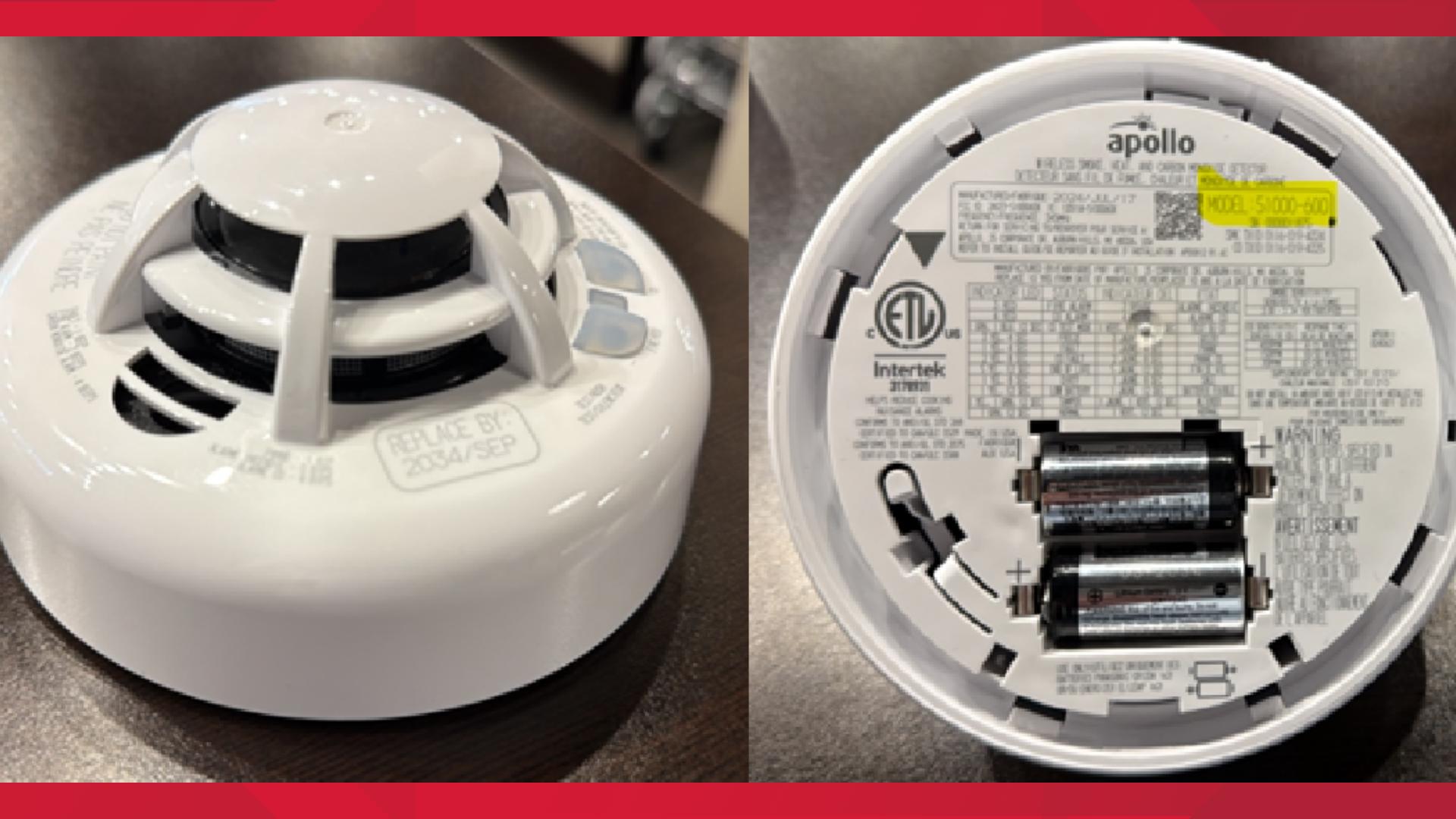 Apollo America recalls smoke and carbon monoxide detectors | wthr.com