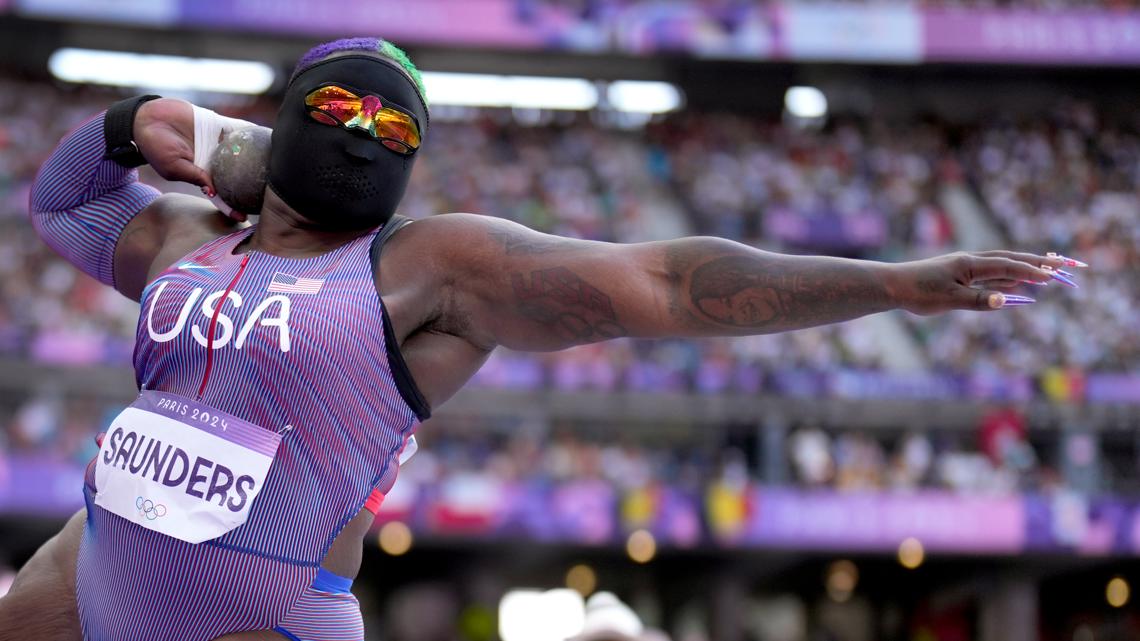 Who is the masked American shot putter at the Olympics? | fox43.com