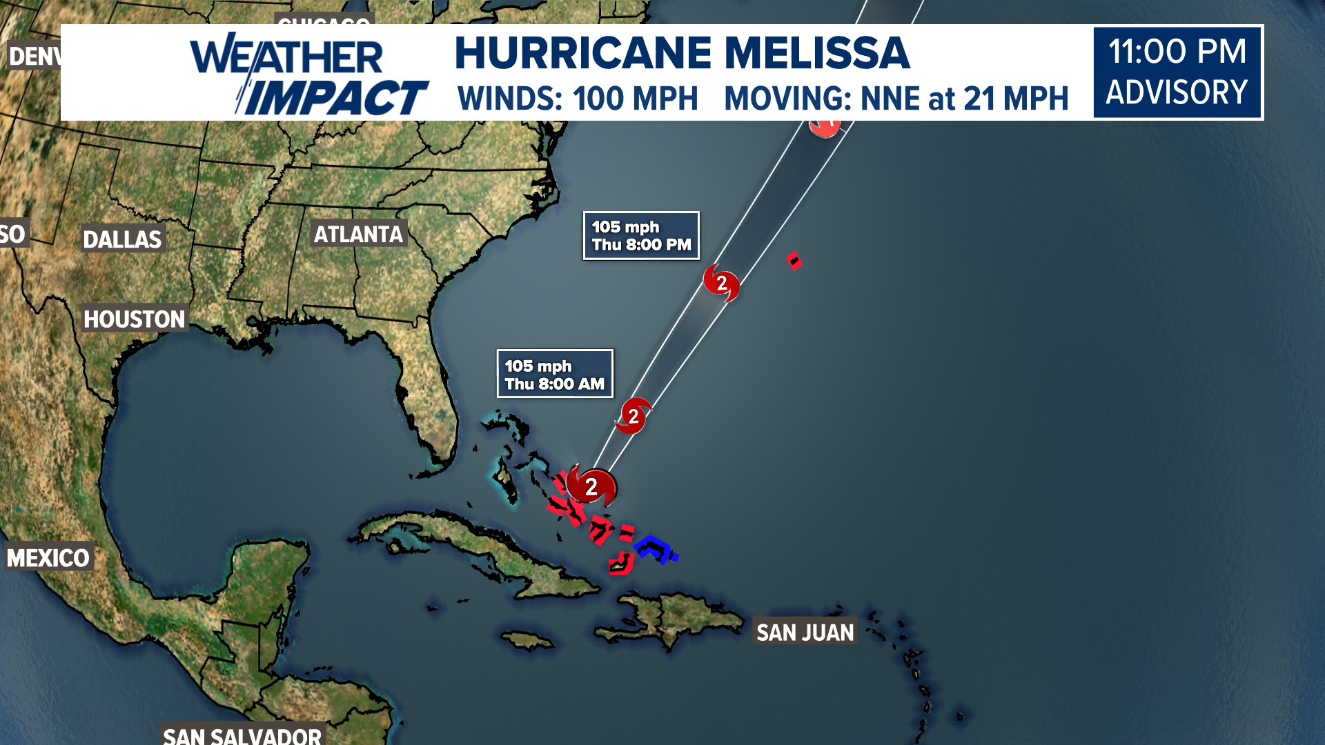 Where is Hurricane Melissa? Track the storm | wnep.com