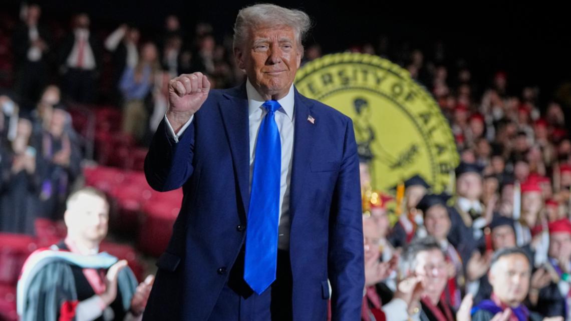 Trump delivers speech at University of Alabama | fox43.com