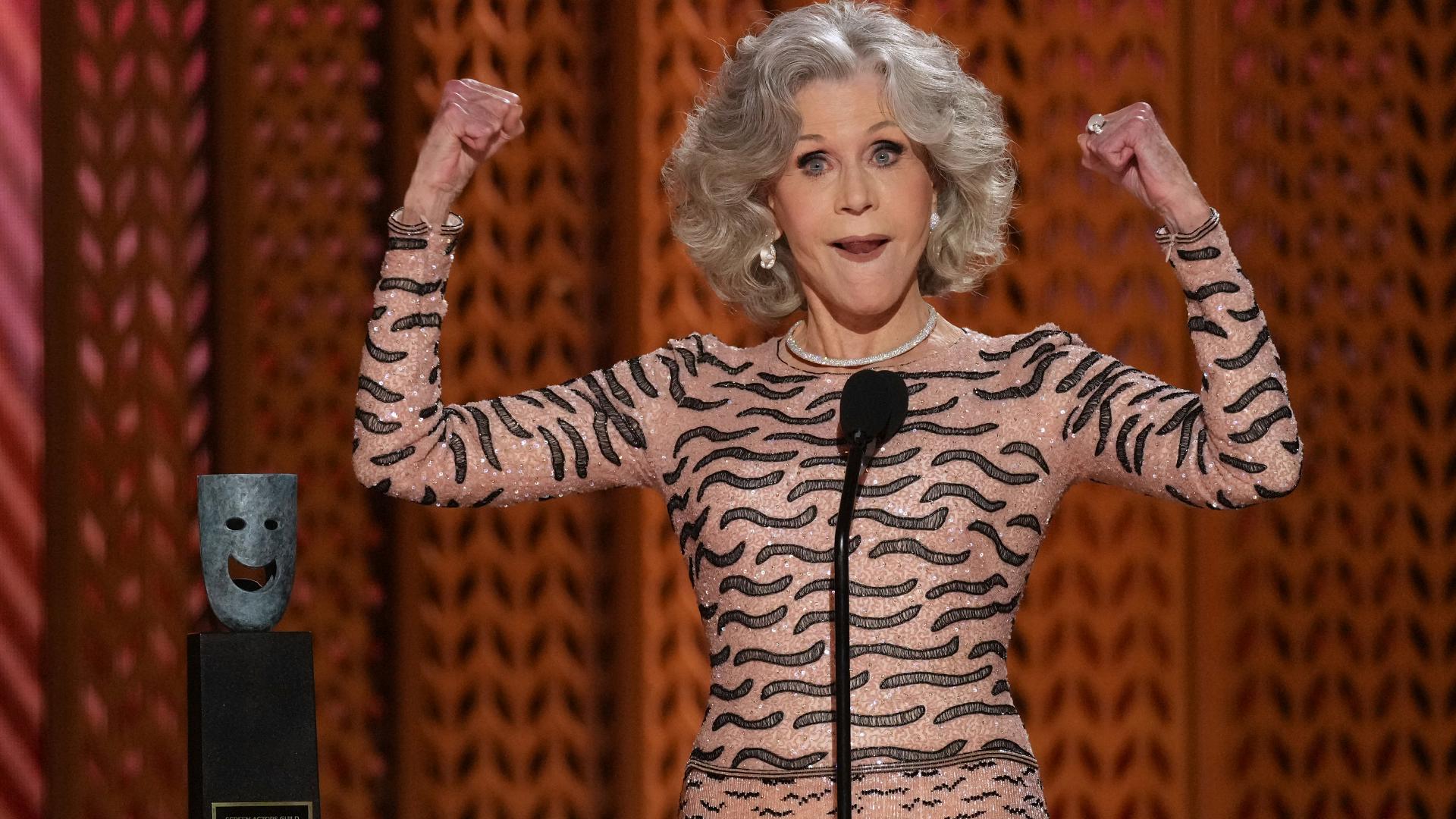 Jane Fonda SAG Awards speech: 'Empathy is not weak or woke' | fox43.com