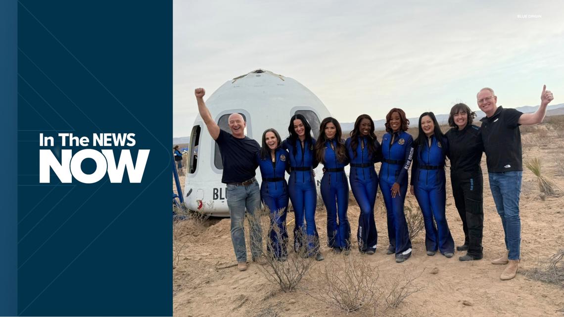 Blue Origin launches an all-female celebrity crew | In The News Now | wqad.com