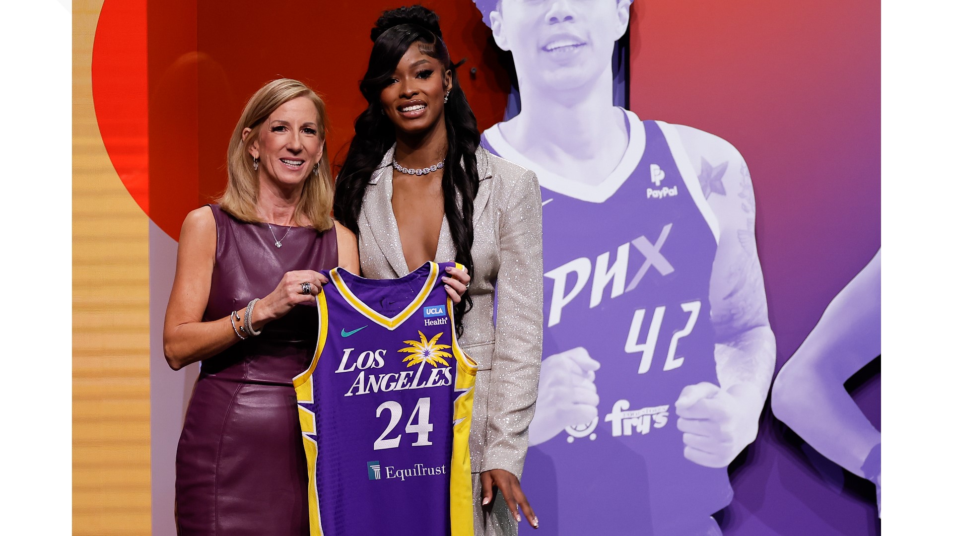 WNBA picks show off their style at draft | fox43.com
