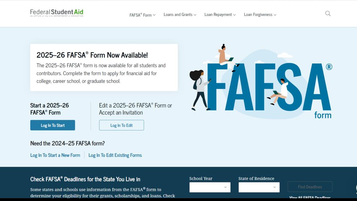New FAFSA form open for high school seniors nationwide | wnep.com