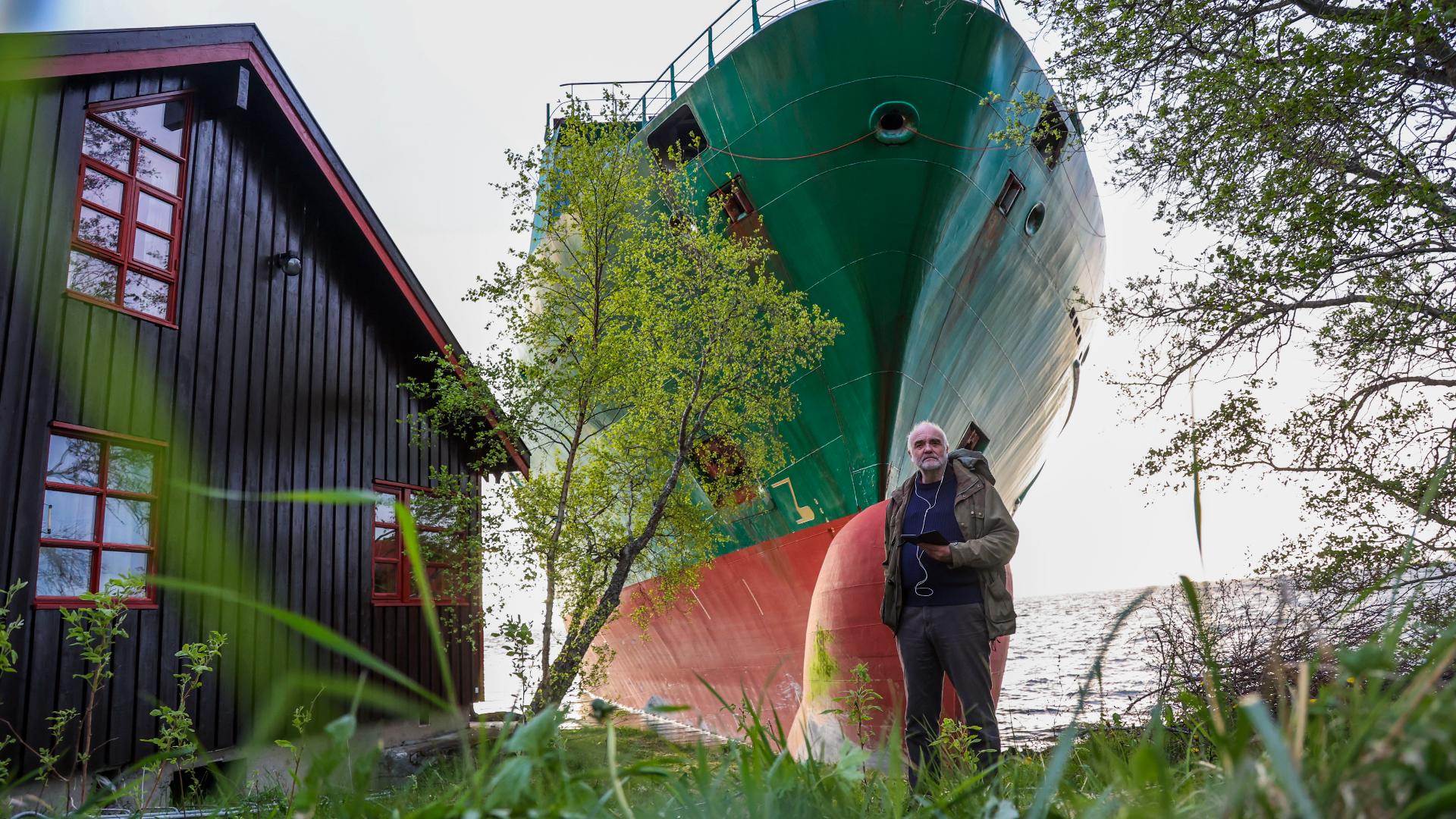 Cargo ship that narrowly missed house refloated in Norwegian fjord ...