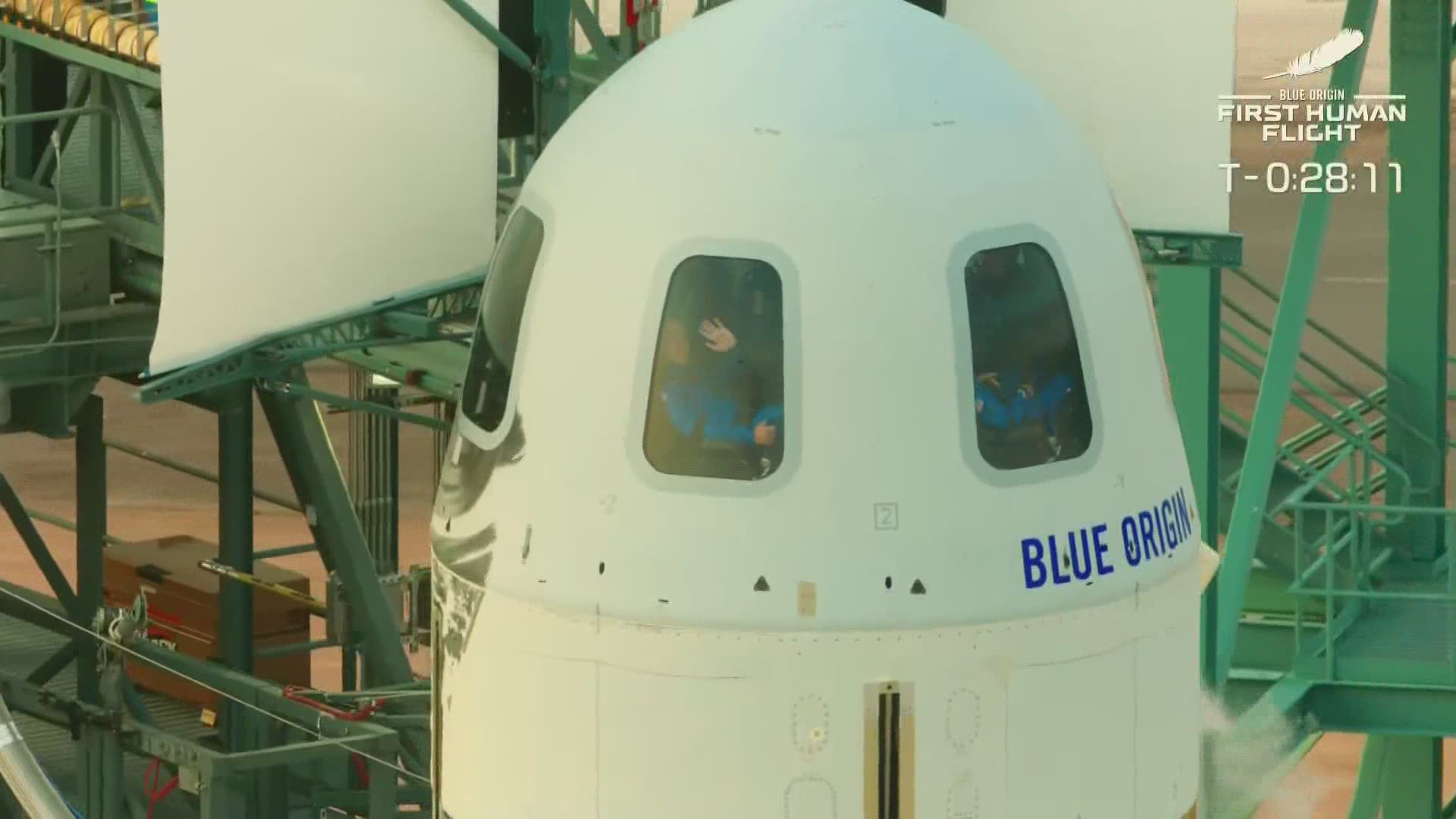 Jeff Bezos, Blue Origin flight crew board New Shepard rocket | wnep.com