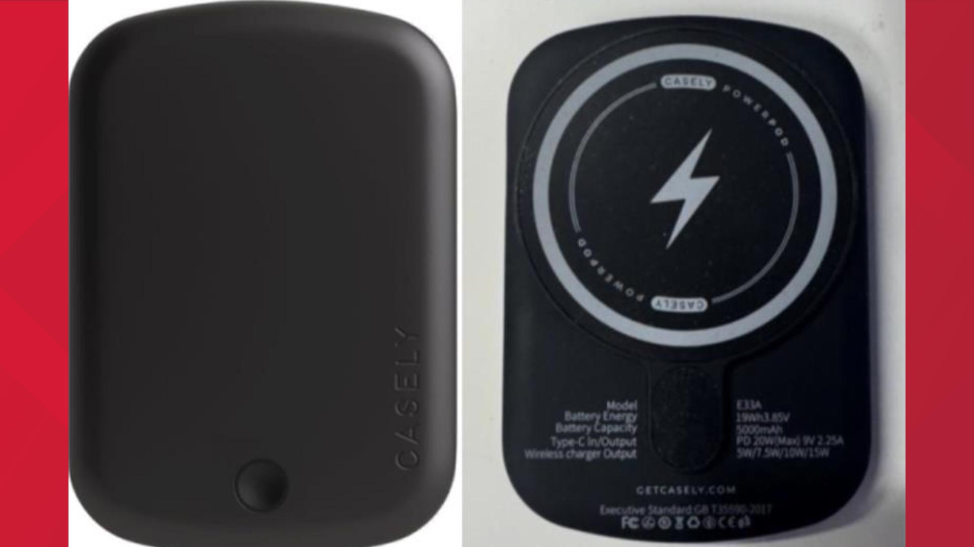 Casely Wireless Portable Power Banks recalled due to burn hazard | wnep.com