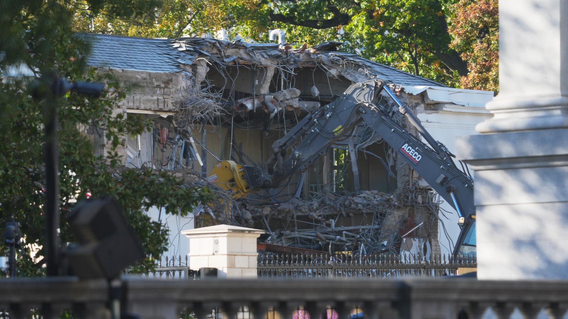 Demolition starts at White House East Wing to make way for Trump's ...