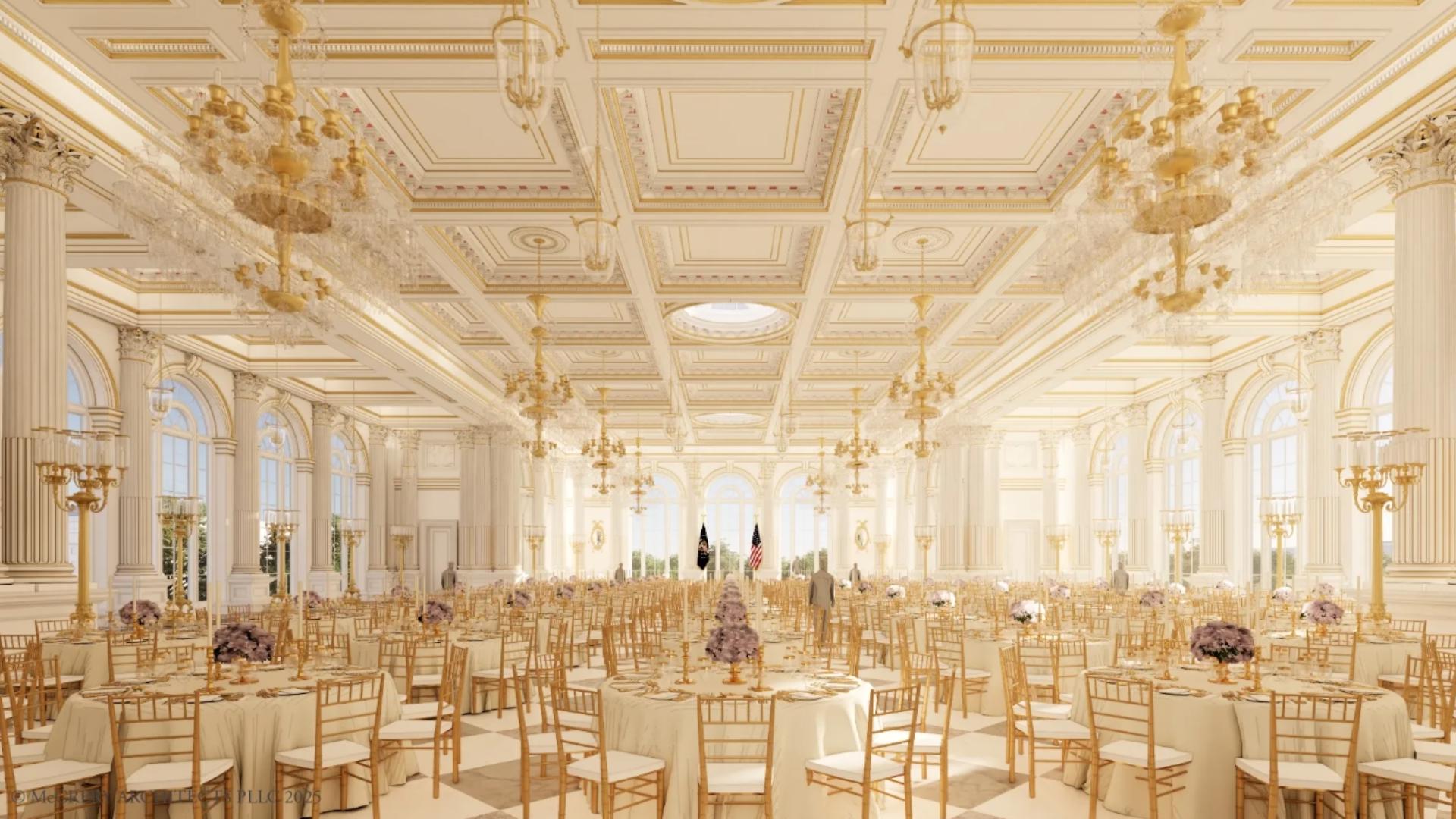 Trump to build a new 90,000-square-foot White House ballroom | 10tv.com