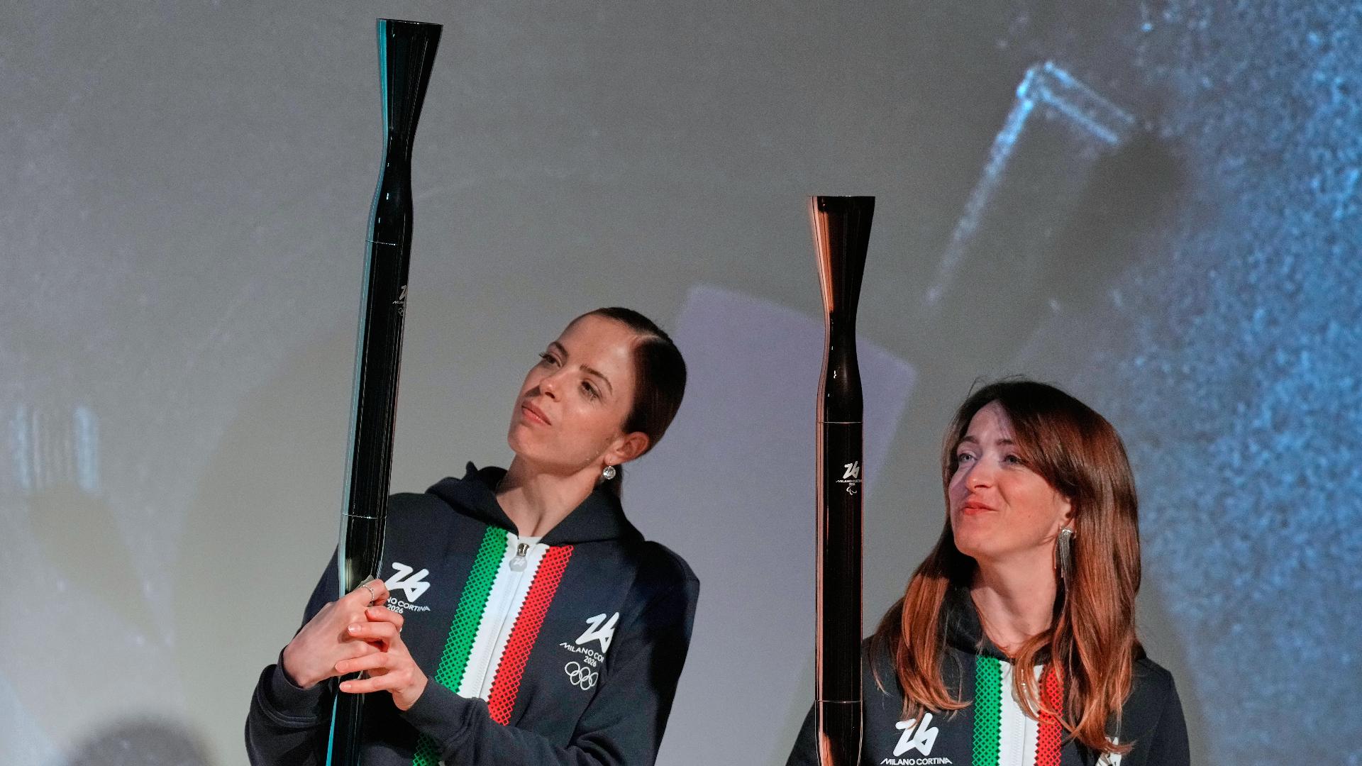 Milan-Cortina Olympics reveal new eco-friendly torch design | wthr.com