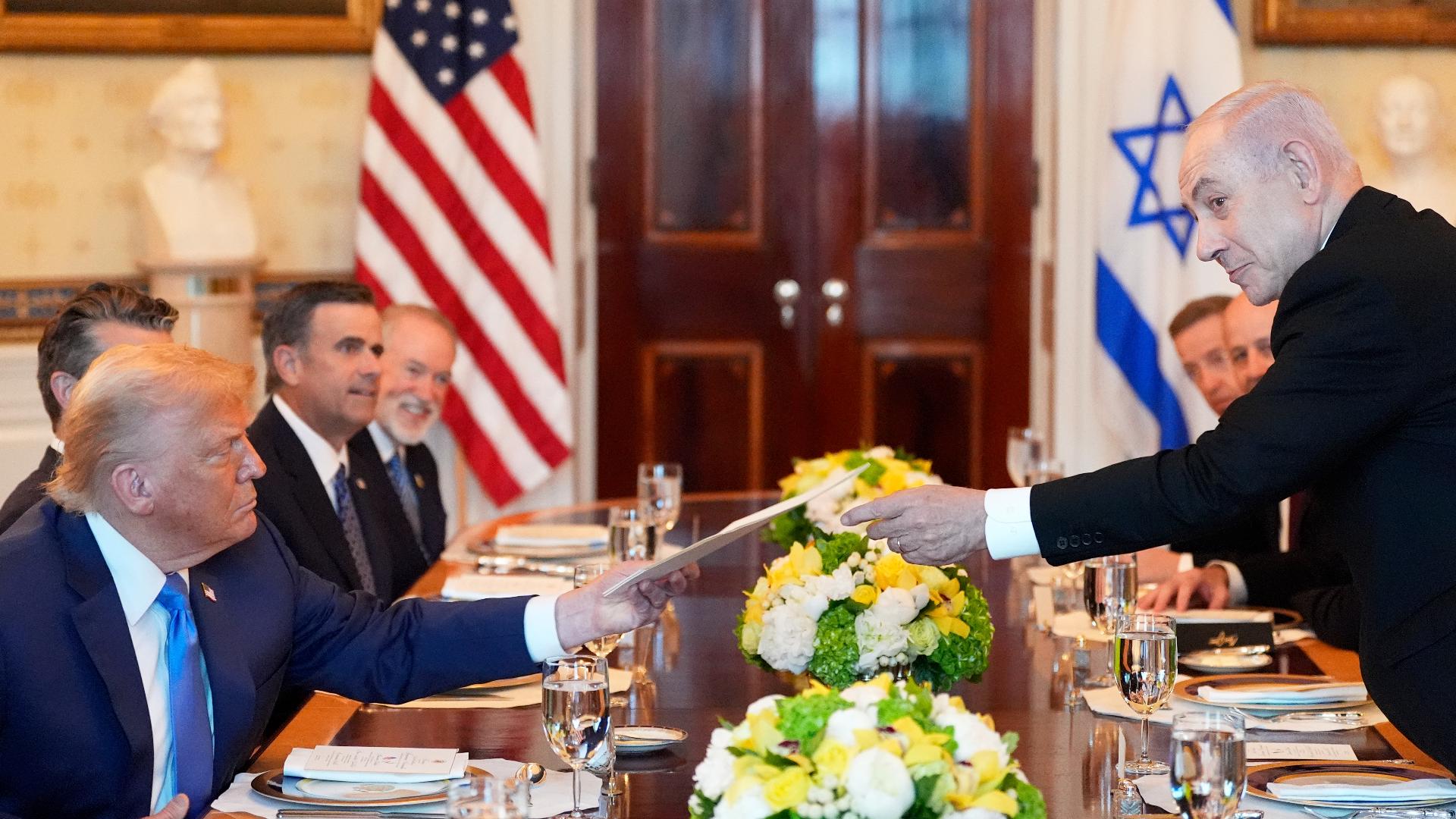 Trump receives Nobel Peace Prize nomination from Netanyahu in White ...