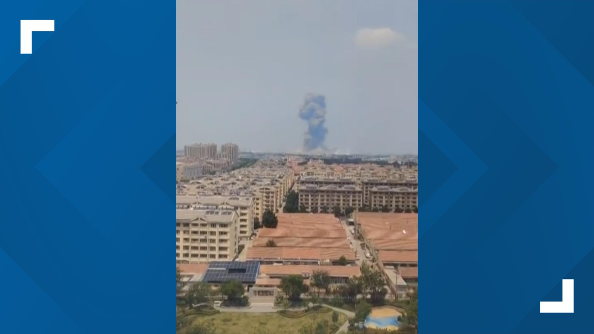 Explosion at Chinese chemical plant kills 5, injures 19 | fox43.com