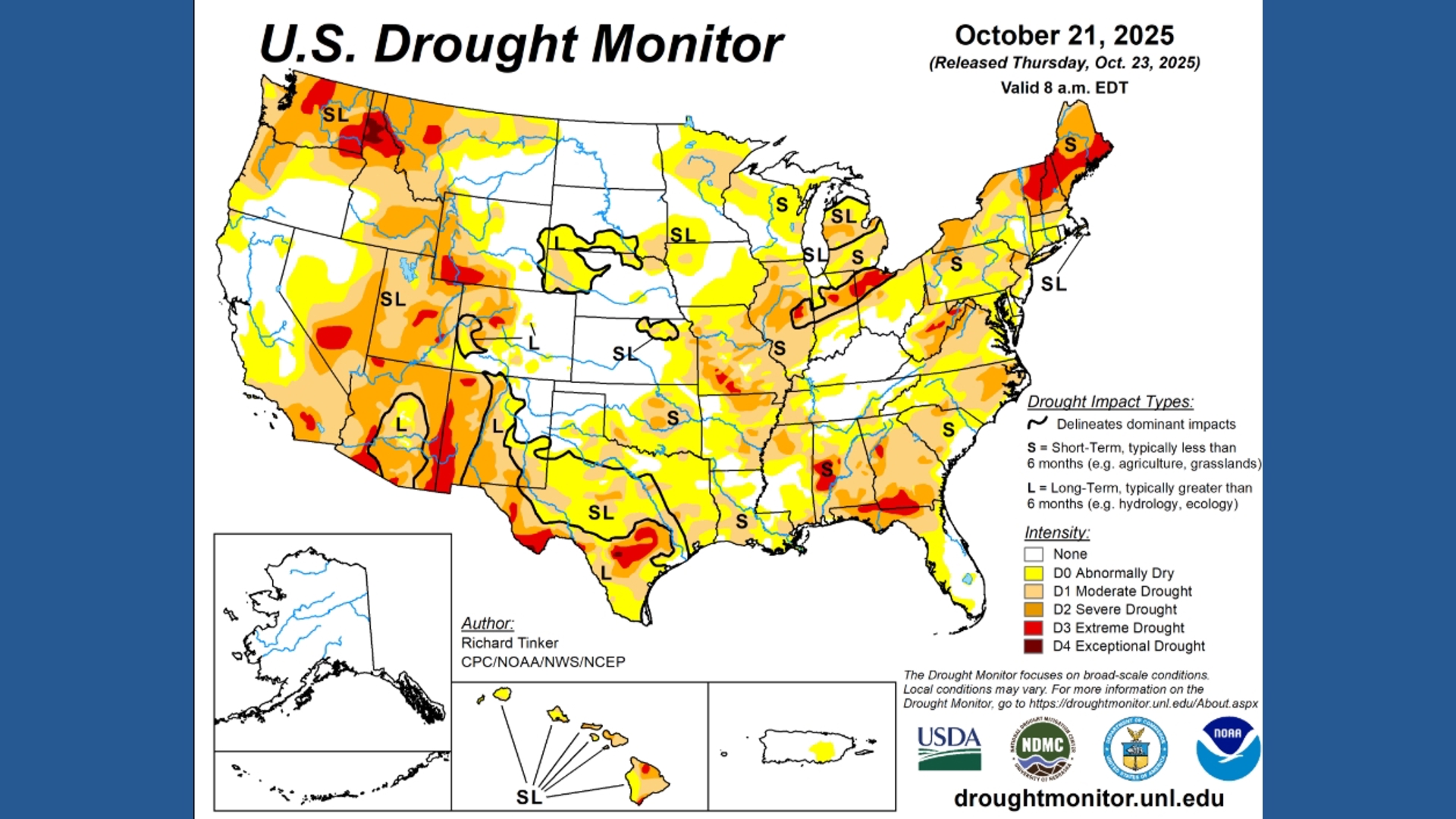 New drought maps show major shifts in conditions across the US | wnep.com