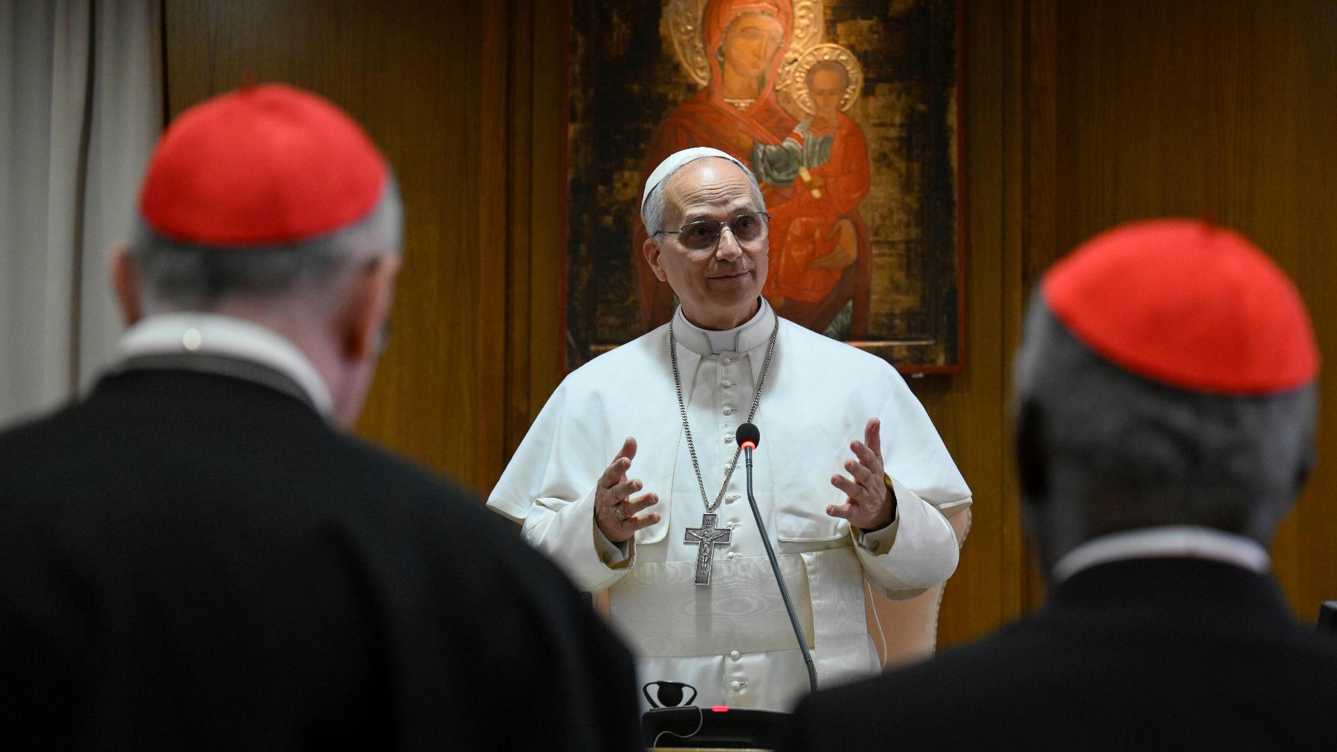 Pope Leo XIV lays out vision for his papacy in first formal audience ...