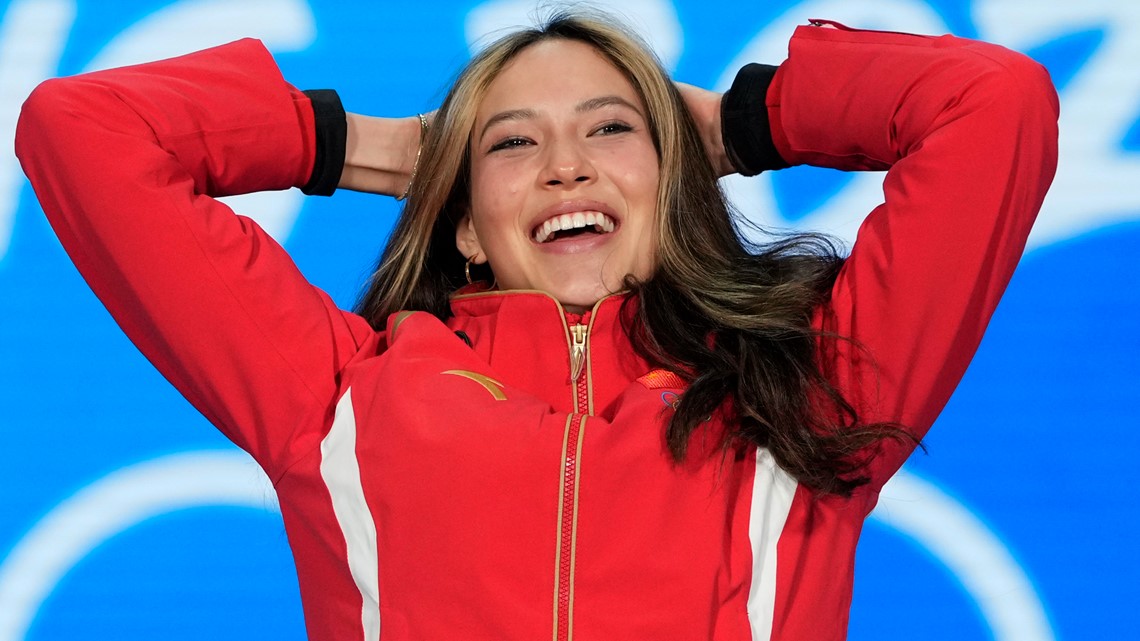 Chinese American skier Eileen Gu breaks social media in China | wqad.com