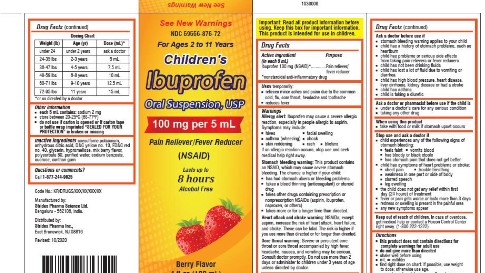 Nearly 90,000 bottles of children’s ibuprofen recalled nationwide | 5newsonline.com