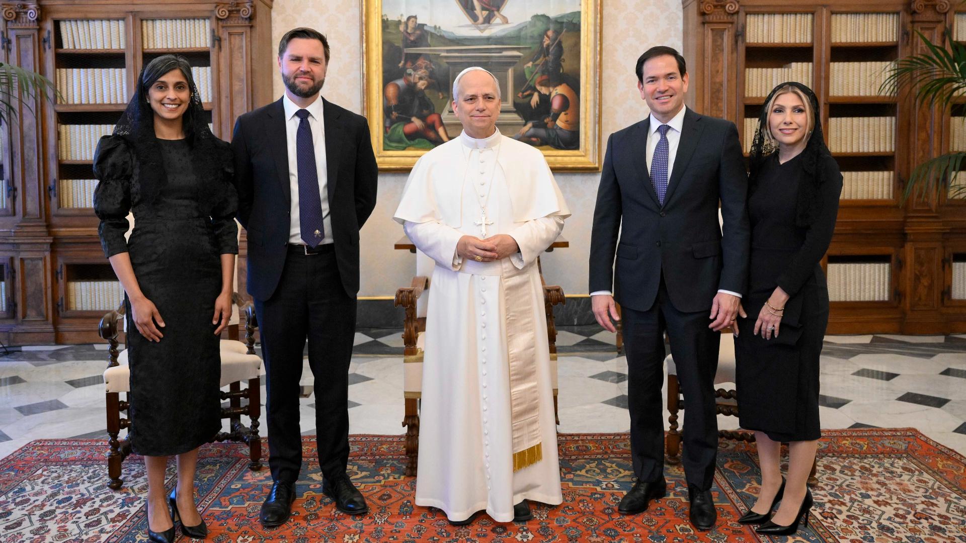 JD Vance gives Pope Leo an invite from Trump to visit US, along with ...