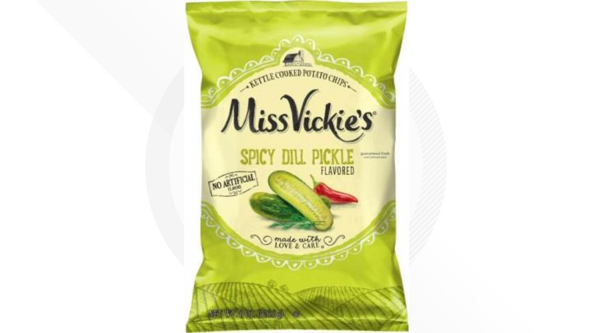 Miss Vickie’s Spicy Dill Pickle Chips recalled in 6 states over ...