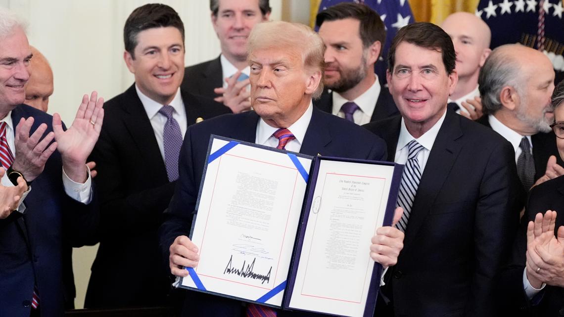 Trump signs GENIUS Act, boosting stablecoin regulation | wnep.com