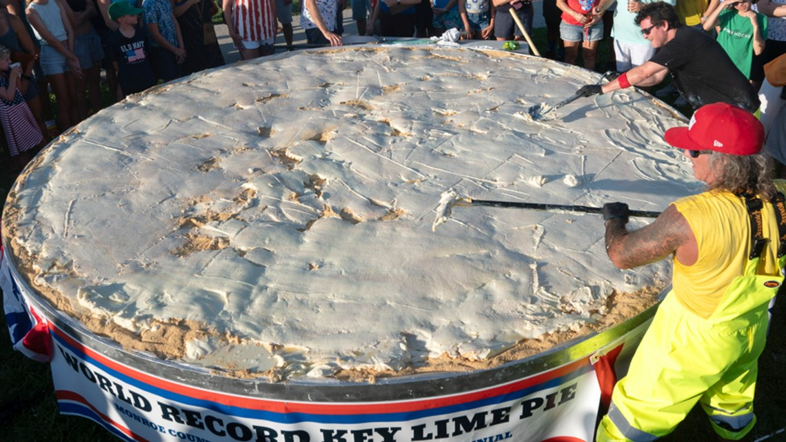 Florida Keys celebrate birthday with giant Key lime pie | wthr.com