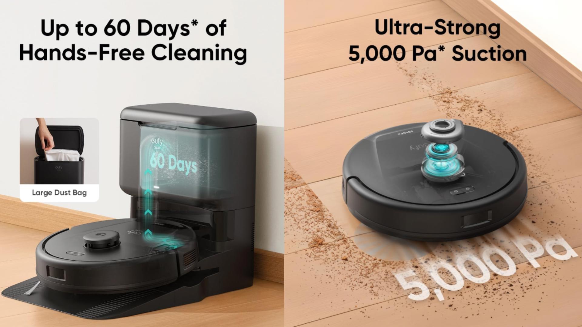 Eufy L60 Robot Vacuum with Self-Empty Station | 10tv.com